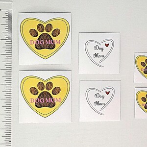 Dog Mom Sticker Set (6 Pcs) - Etsy