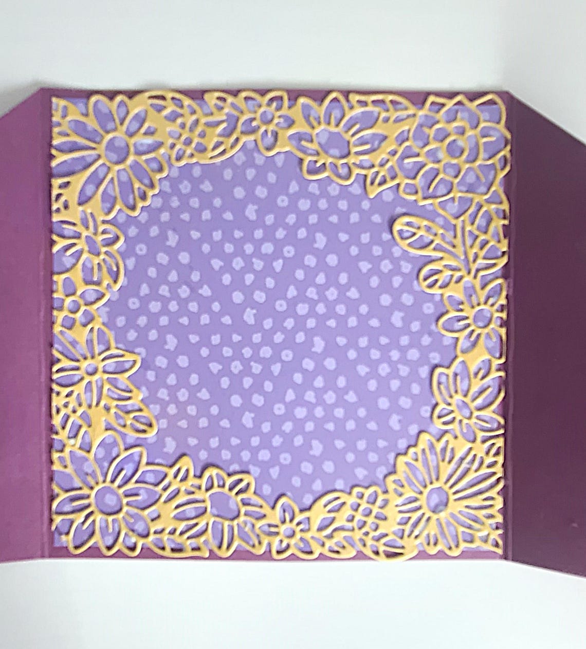 Floral Cardstock Square Die Cuts (6 Pcs) - Etsy