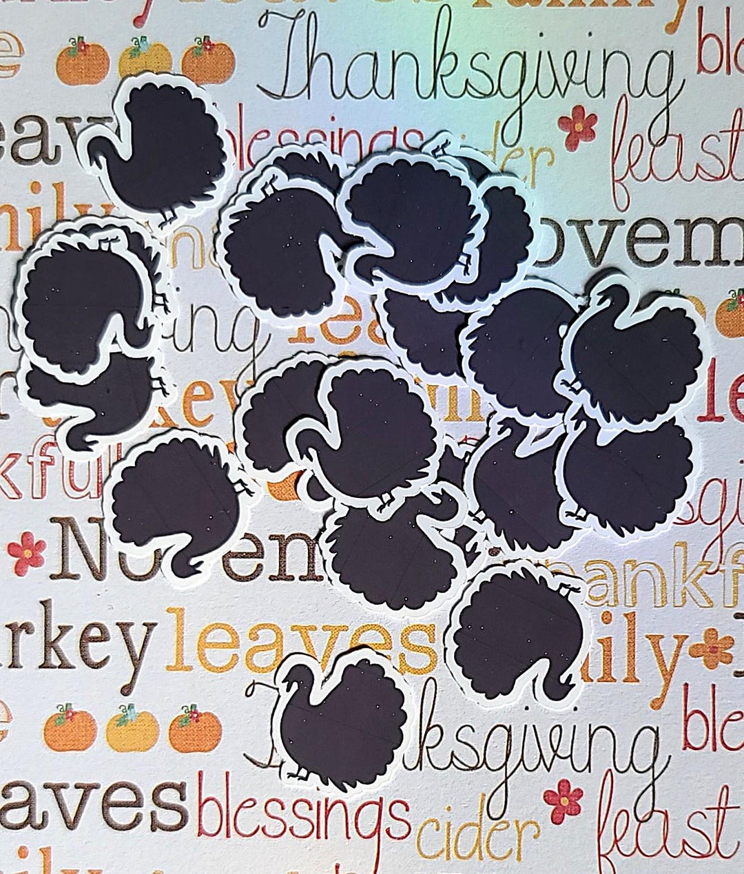 Cute Mini Turkey Stickers (30 Pcs) - Etsy