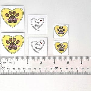 Dog Mom Sticker Set (6 Pcs) - Etsy