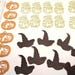 Pumpkins, Cauldrons and Witch Hats Die Cut Collection (24 Pcs) - Etsy