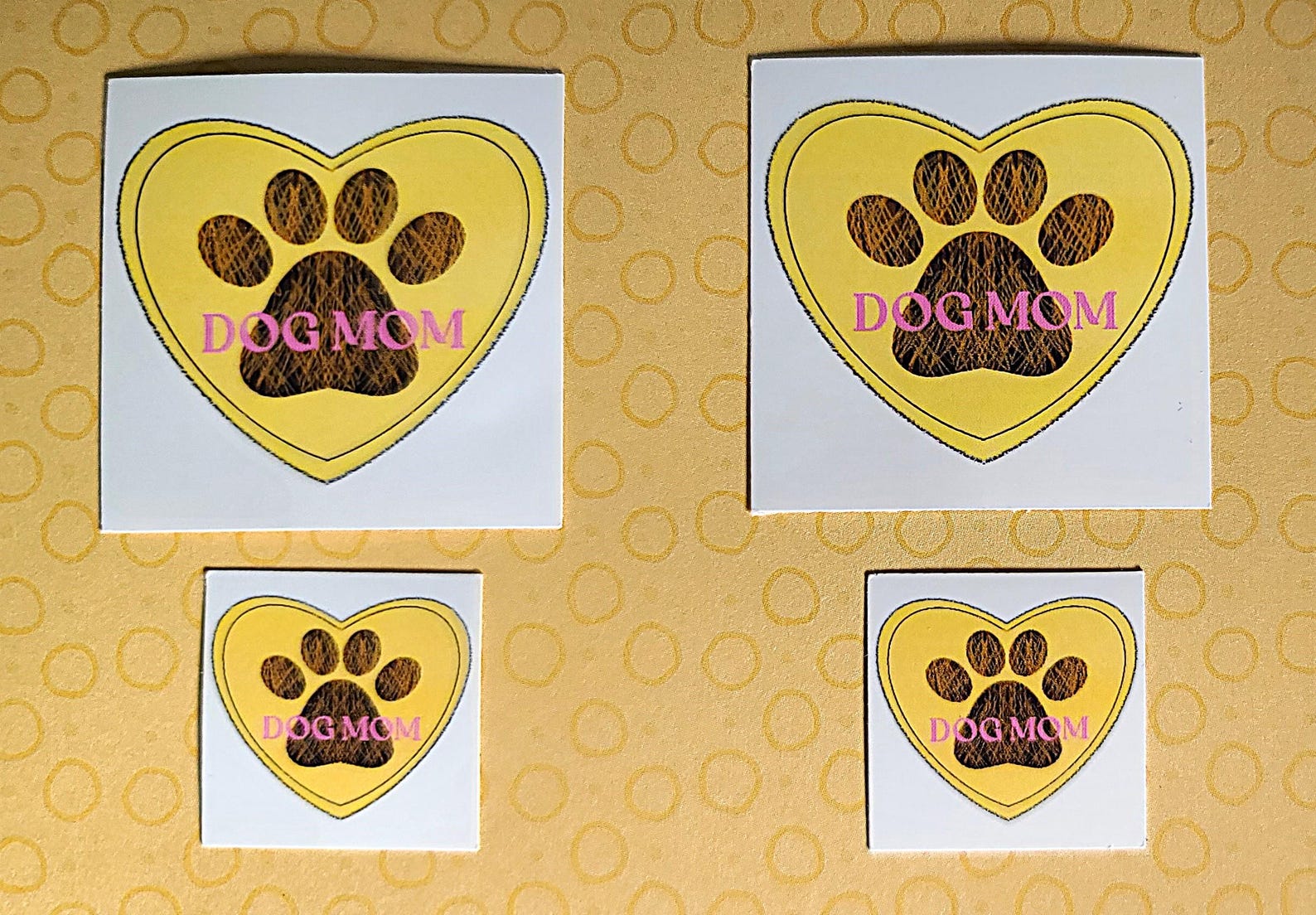Dog Mom Sticker Set (6 Pcs) - Etsy