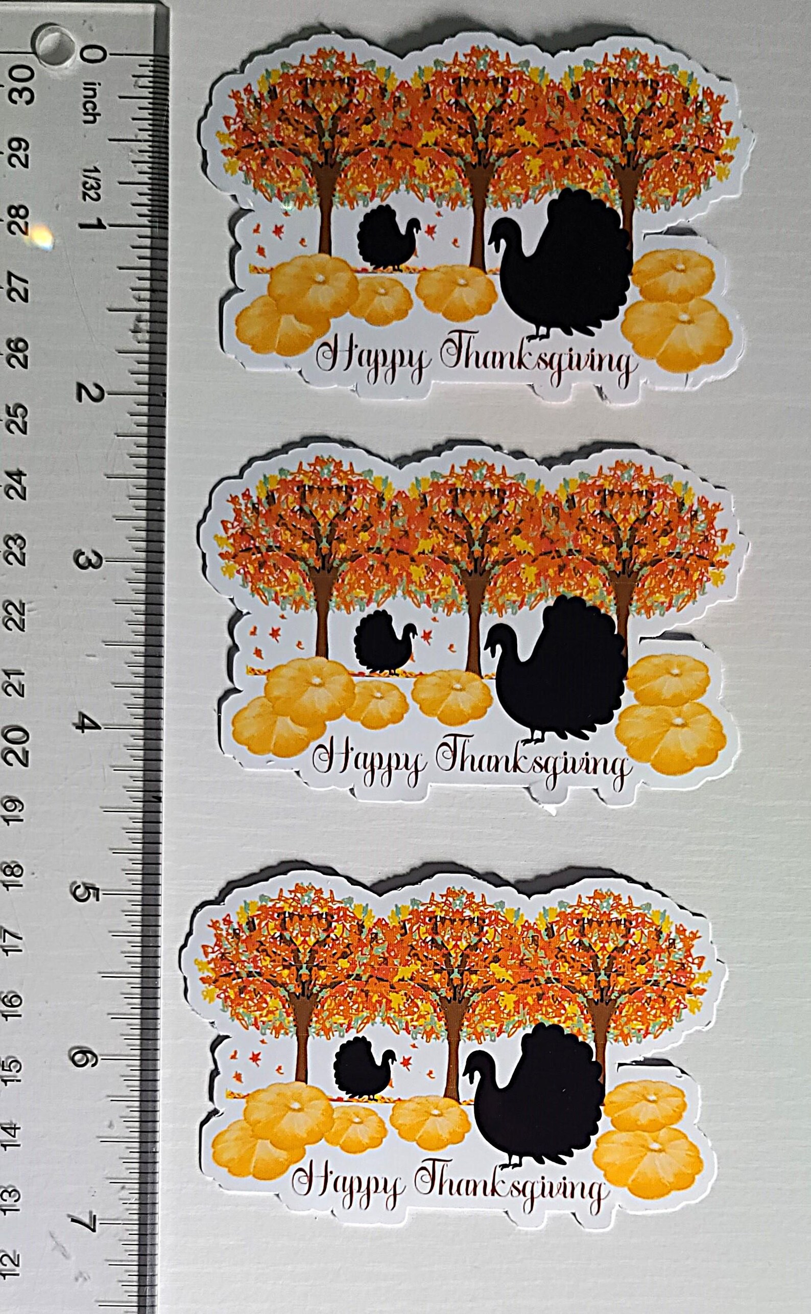 Thanksgiving Stickers (6 Pcs) - Etsy