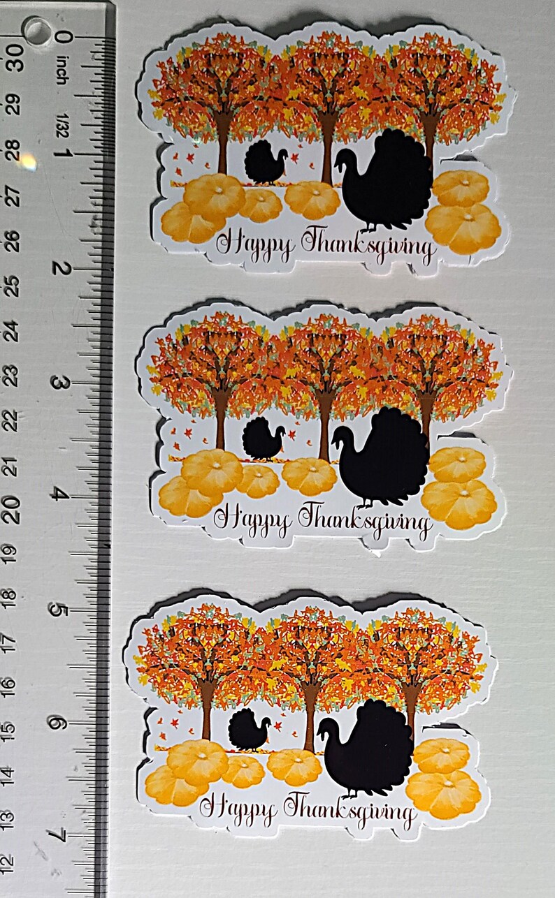 Thanksgiving Stickers (6 Pcs) - Etsy