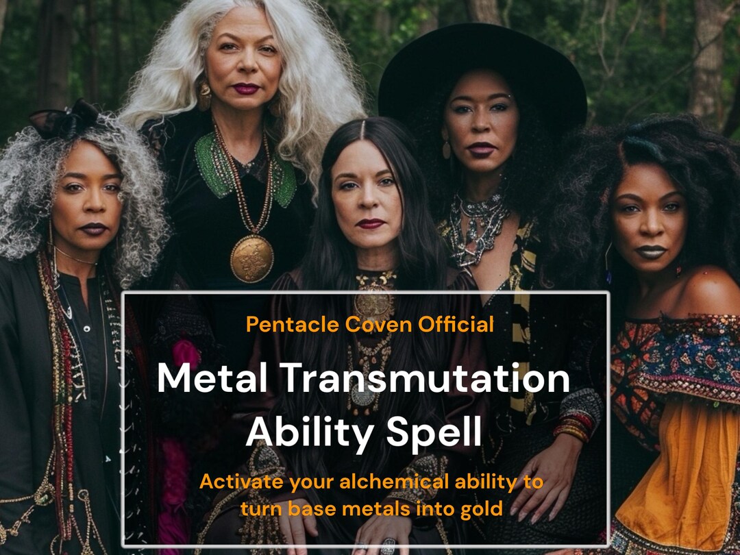 Metal Transmutation Ability - Transform Base Metals Into Gold - Alchemy ...