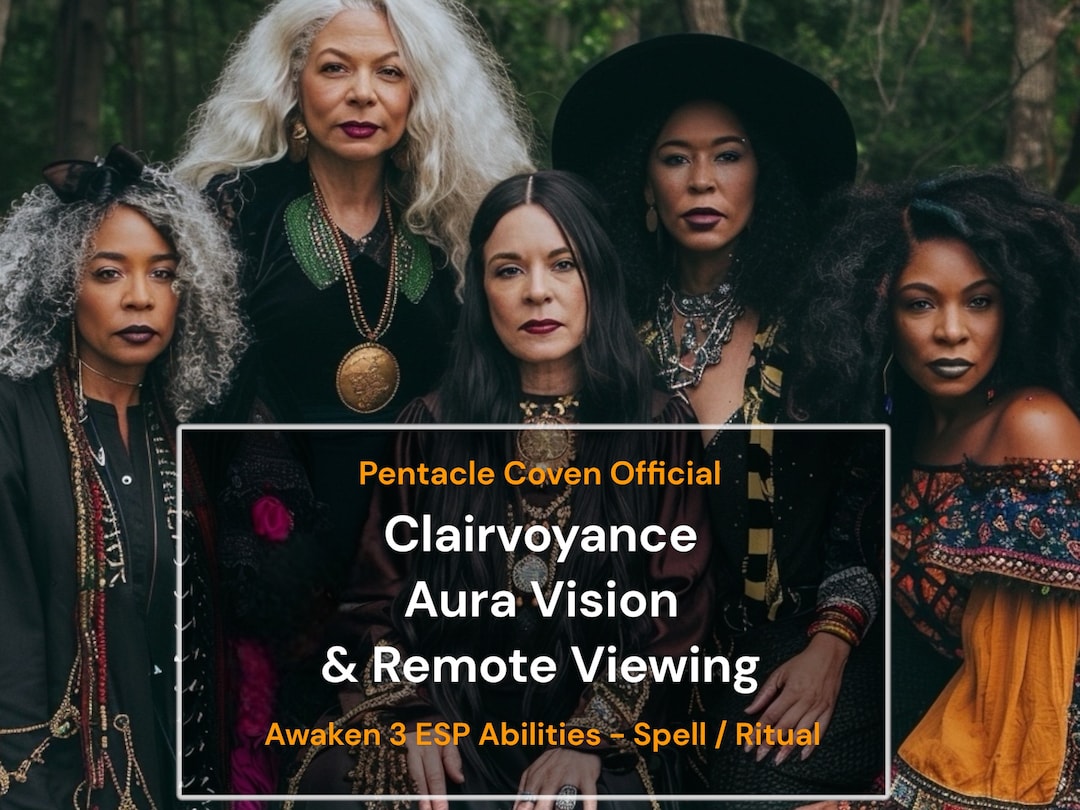 Clairvoyance Aura Vision & Remote Viewing - Awaken 3 ESP Abilities - Ritual Spell - Etsy