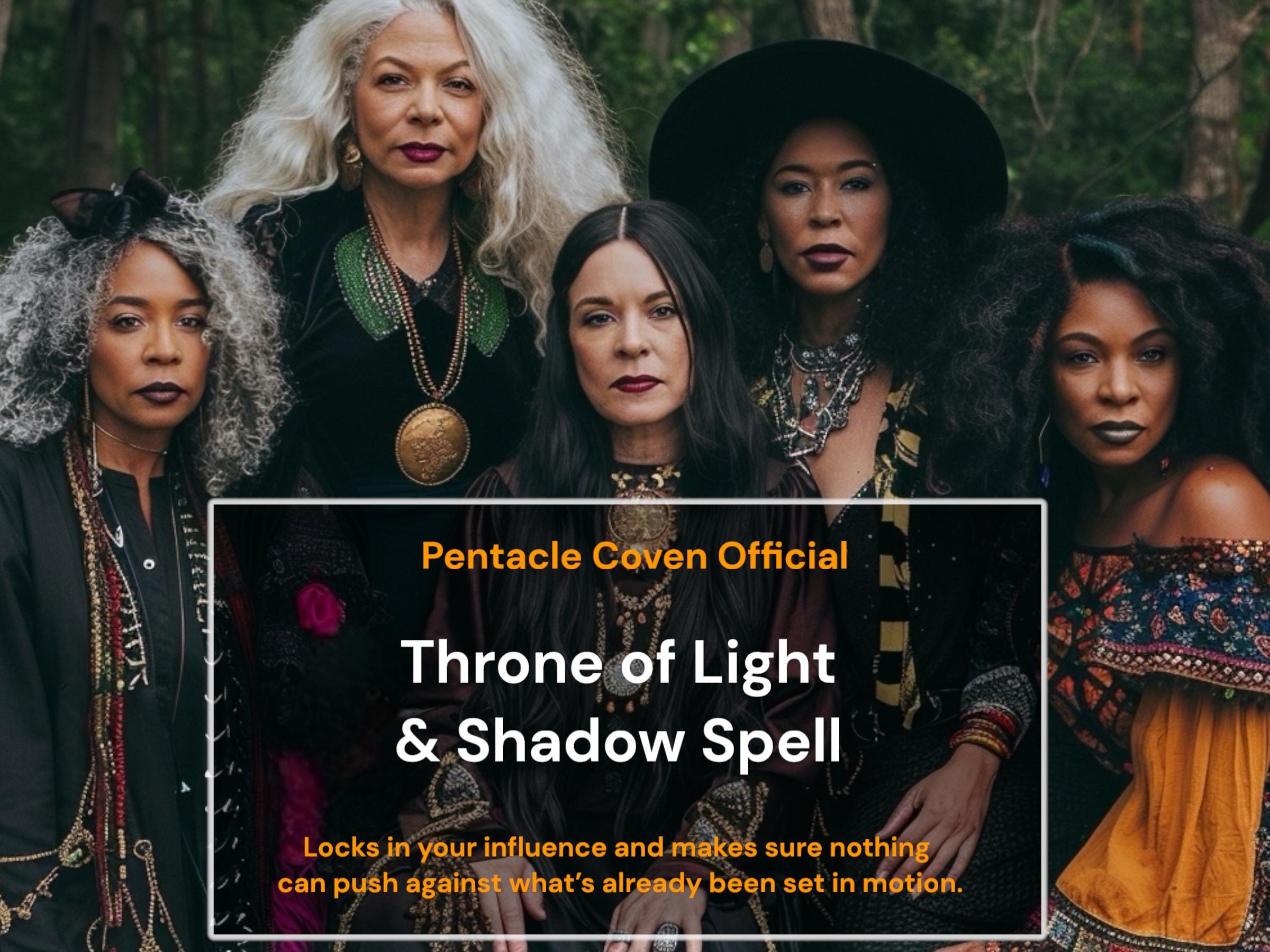 Throne of Light and Shadow Spell - Etsy