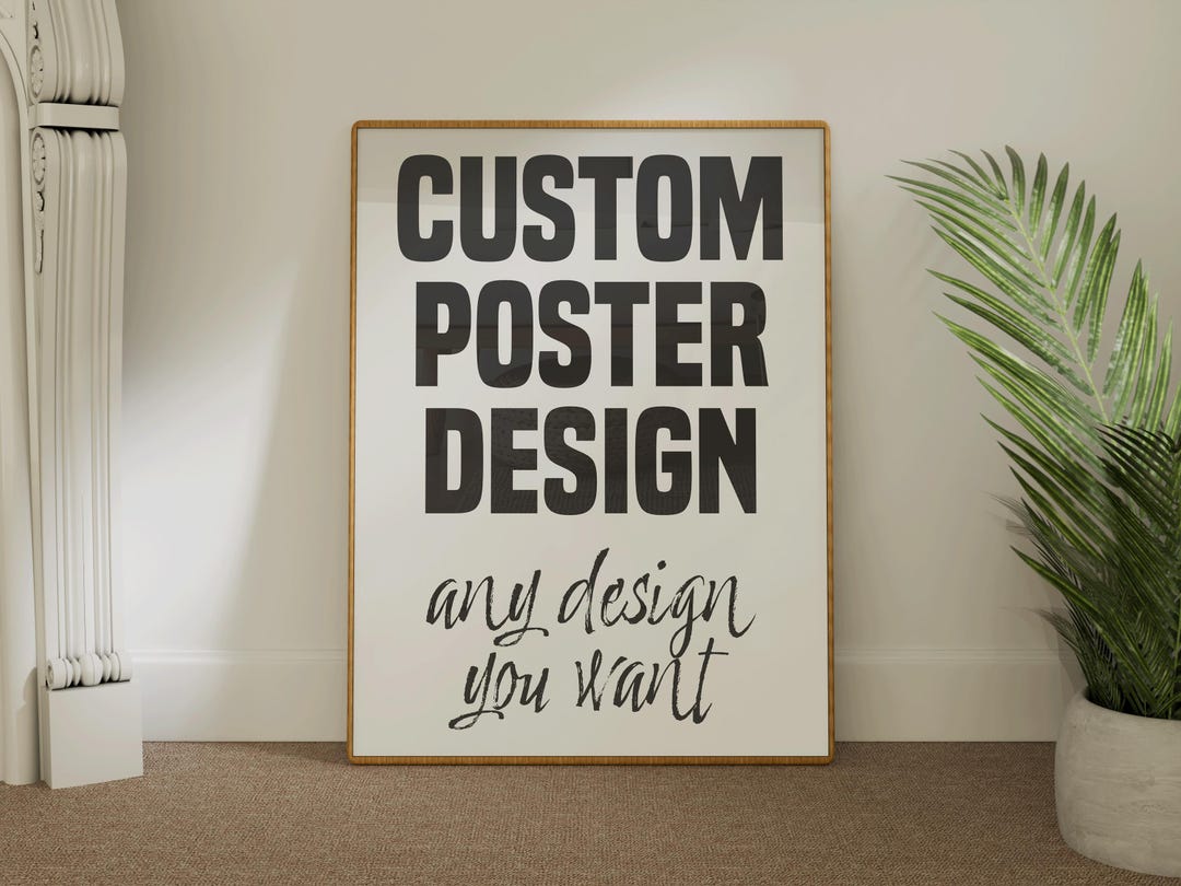 Any Custom Design Poster: Personalized Photo Illustration (digital ...
