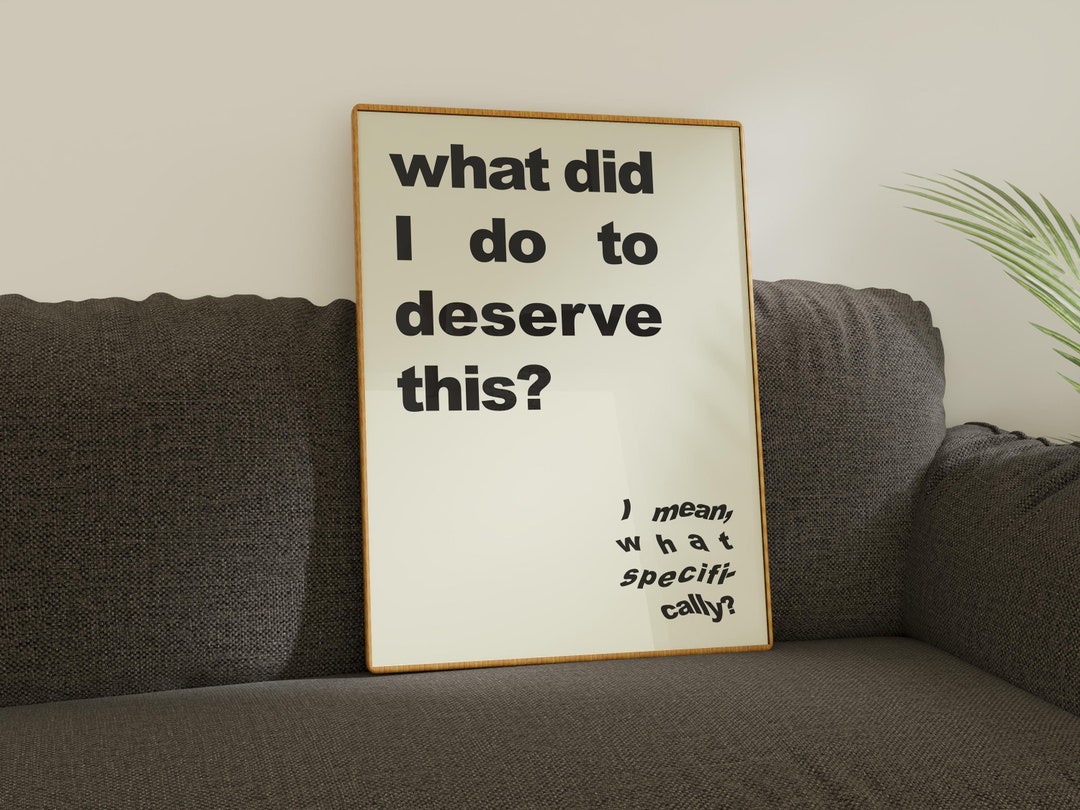 Funny Typography Poster - DIGITAL - Bold Font, Melting Effects ...