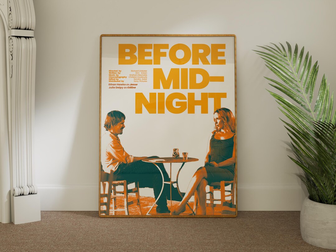 Before Midnight Movie Poster 8K High Quality - DIGITAL - Vintage Prints ...