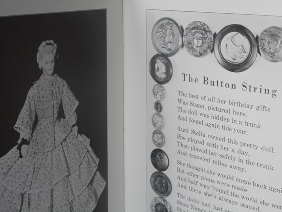 VINTAGE the Button String First Printing 1942 Thelma Shull - Etsy