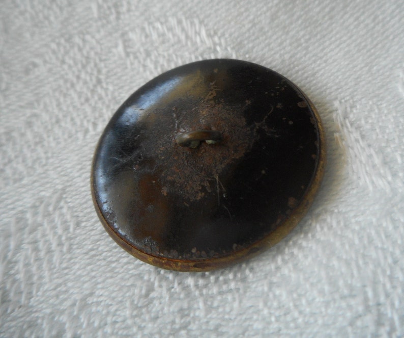 Antique VINTAGE 1 1/8” Purple Tint Hand Fan & Floral Metal Clothing ...