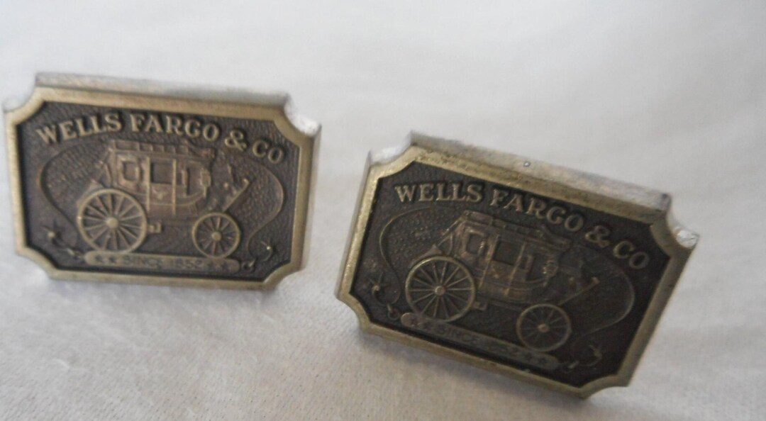 VINTAGE Stagecoach Wells Fargo Commemorative Pewter Metal USA 1970s ...