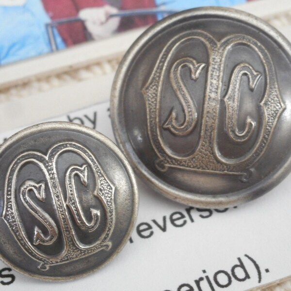 Metal Uniform Buttons - Etsy