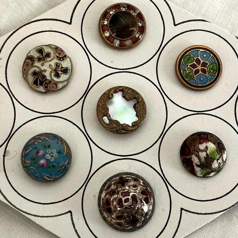 Antique Buttons Shell - Etsy