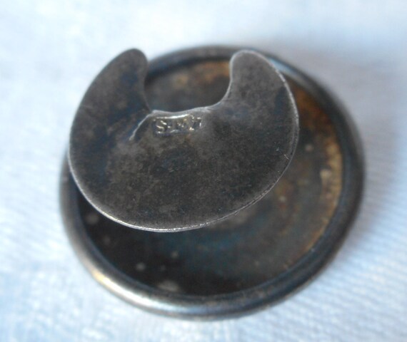 ANTIQUE VINTAGE Marked Monogram Initial Silver Adornm… - Gem