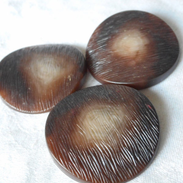 Faux Horn Buttons - Etsy