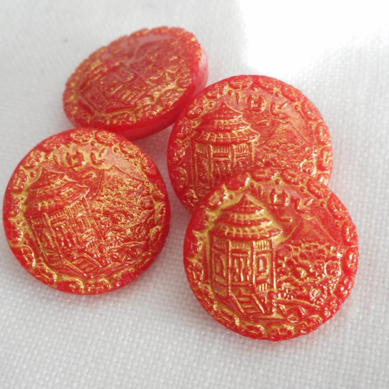 Oriental Buttons - Etsy