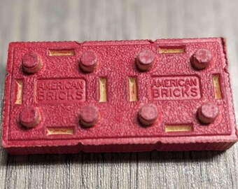 2.5 Lbs of Vintage Elgo Halsam American Bricks Plastic Building Blocks ...