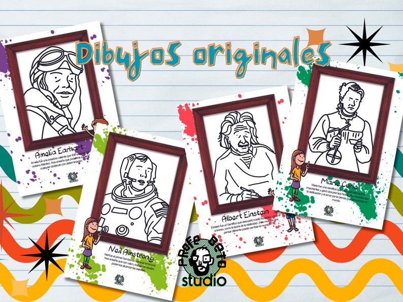 Historical Figures Coloring Pages - 20 Educational Heroes & Heroines ...