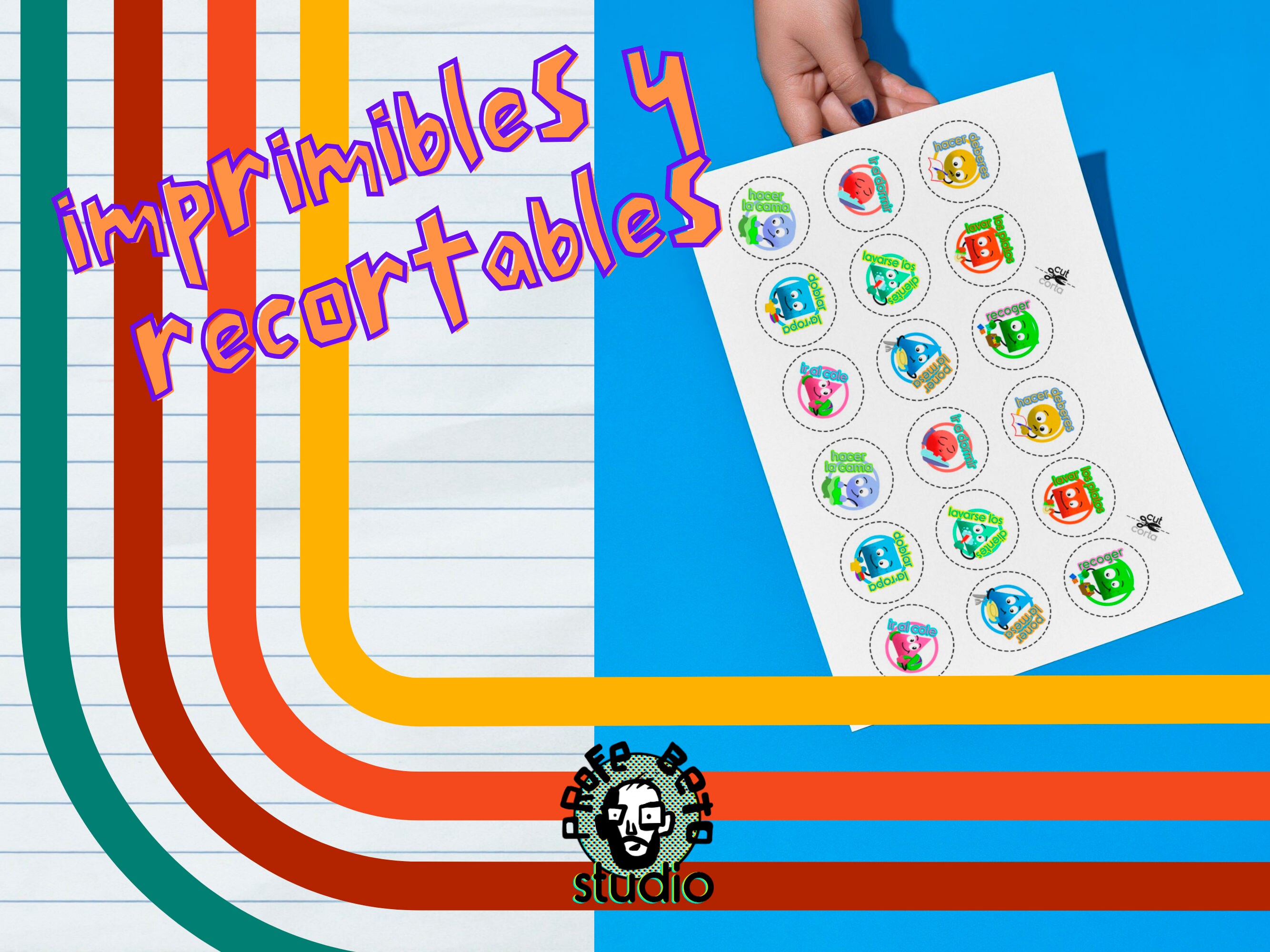Montessori Printable Daily Activity Planner Stickers for Toddlers ...