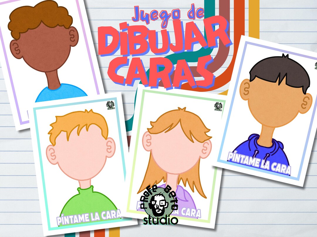 Face Drawing Game for Kids – PDF – Fun, Educational Cut & Paste ...