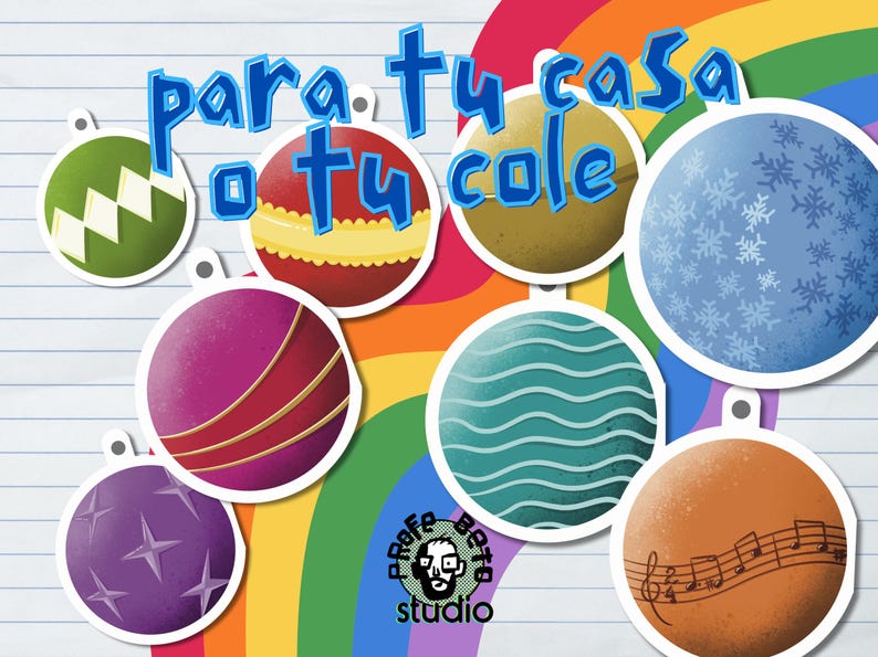 Printable Christmas Ornaments for Kids DIY Holiday Craft, Cut & Paste ...