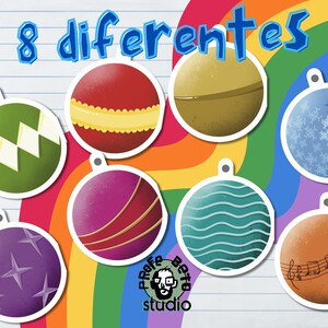 Printable Christmas Ornaments for Kids DIY Holiday Craft, Cut & Paste ...