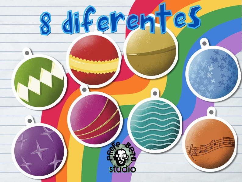 Printable Christmas Ornaments for Kids DIY Holiday Craft, Cut & Paste ...