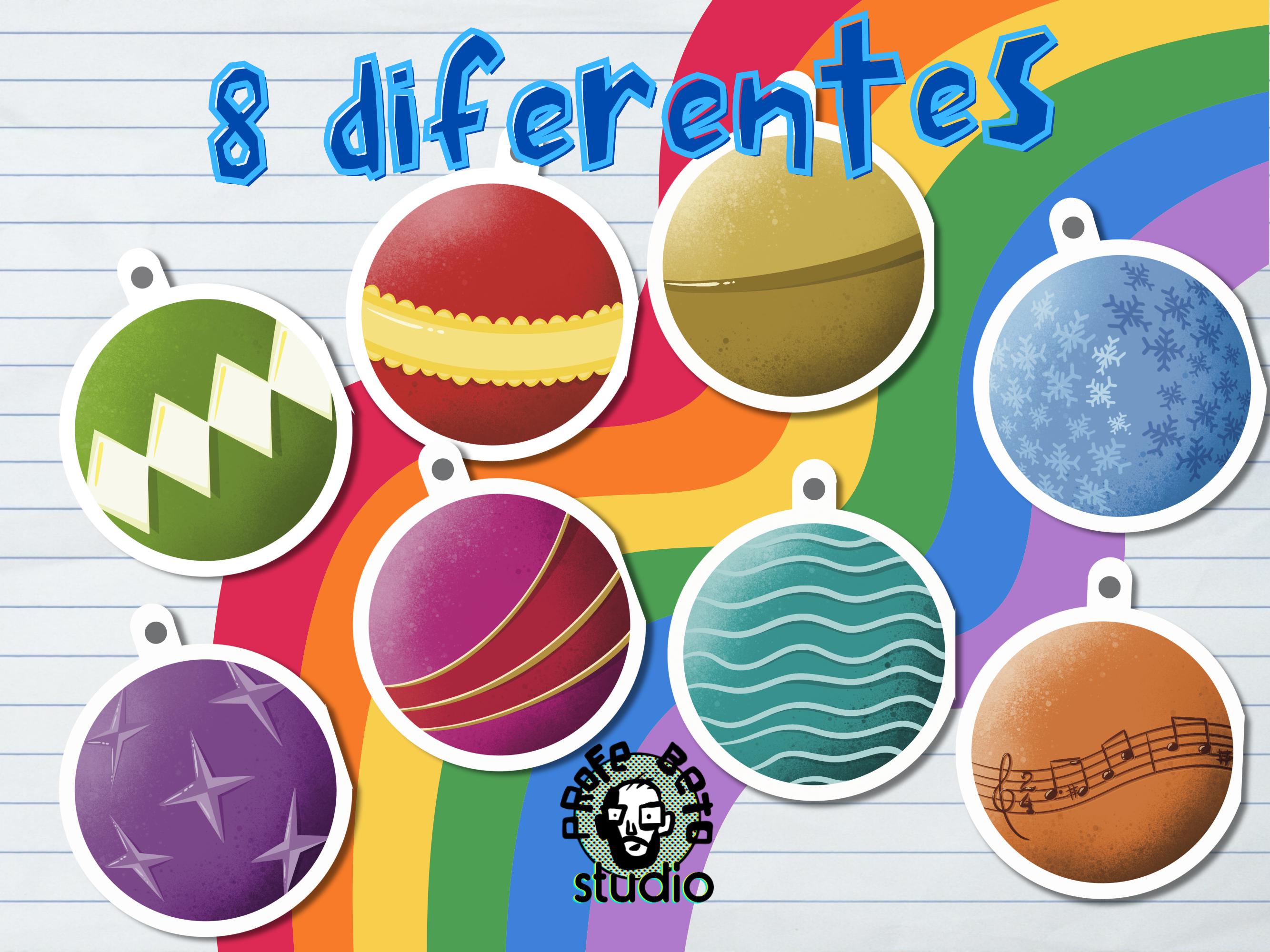Printable Christmas Ornaments for Kids DIY Holiday Craft, Cut & Paste ...