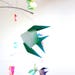 Large Origami Paper Fish Mobile Colorful Paper Ocean Themed - Etsy