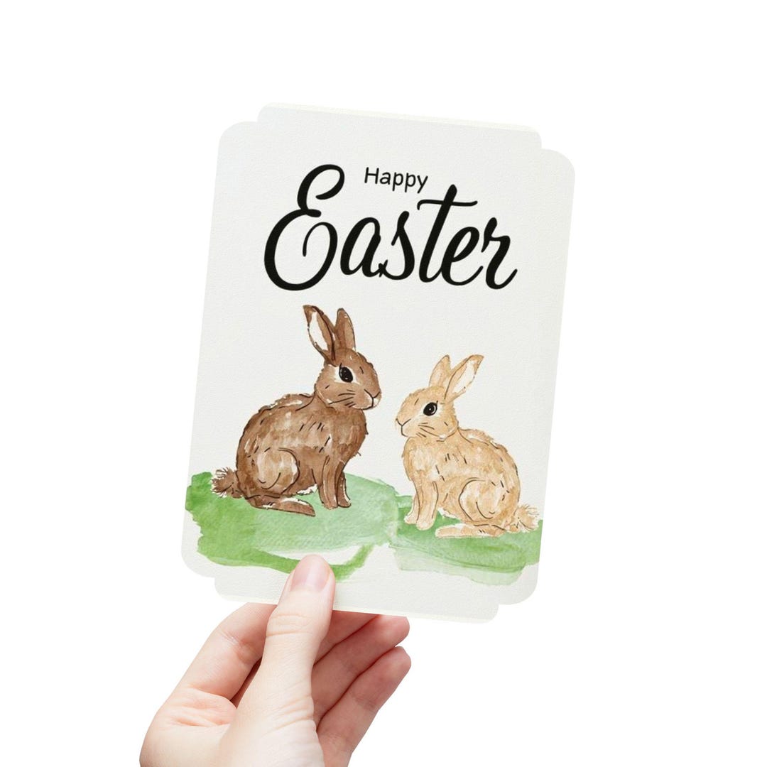 Postcards - Happy Easter Bunny Design, Set of 30 Cards, Easter Greeting ...