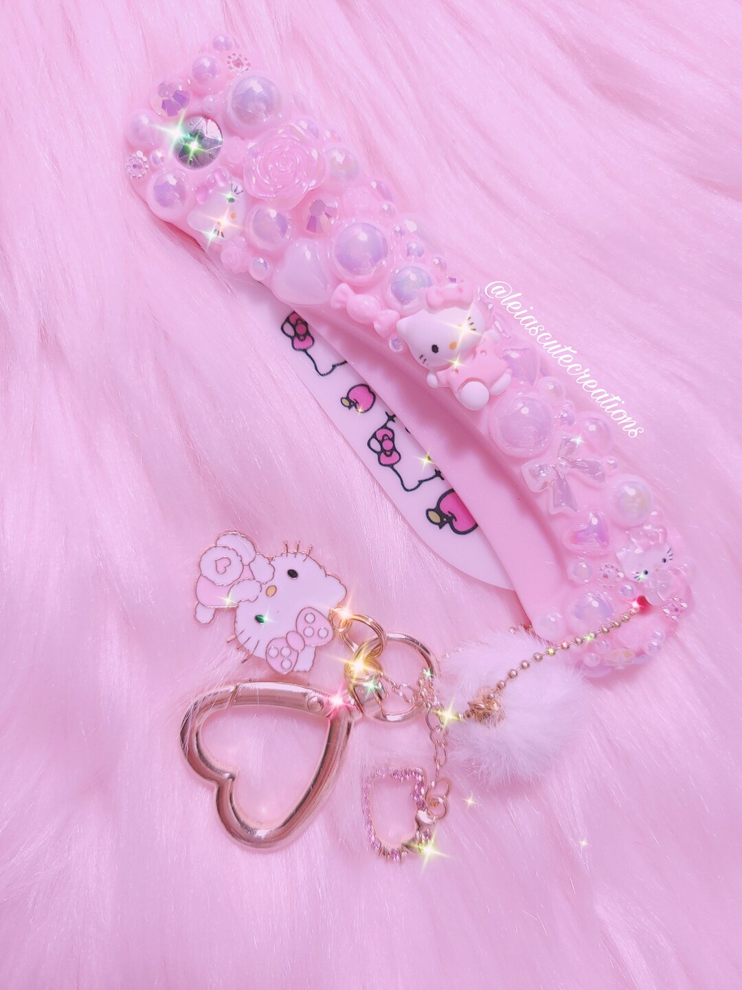 Pocket Knife, Kawaii Cute Pink Knife, Fruit Cutter, Cosplay Prop ...