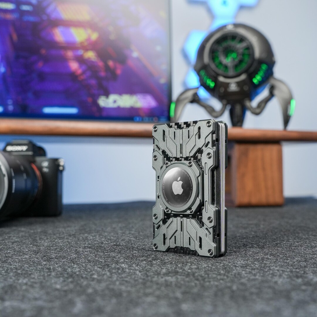 Mech Guard Wallet,cyberpunk Metal Wallet,deus Ex,sci-fi,industrial ...