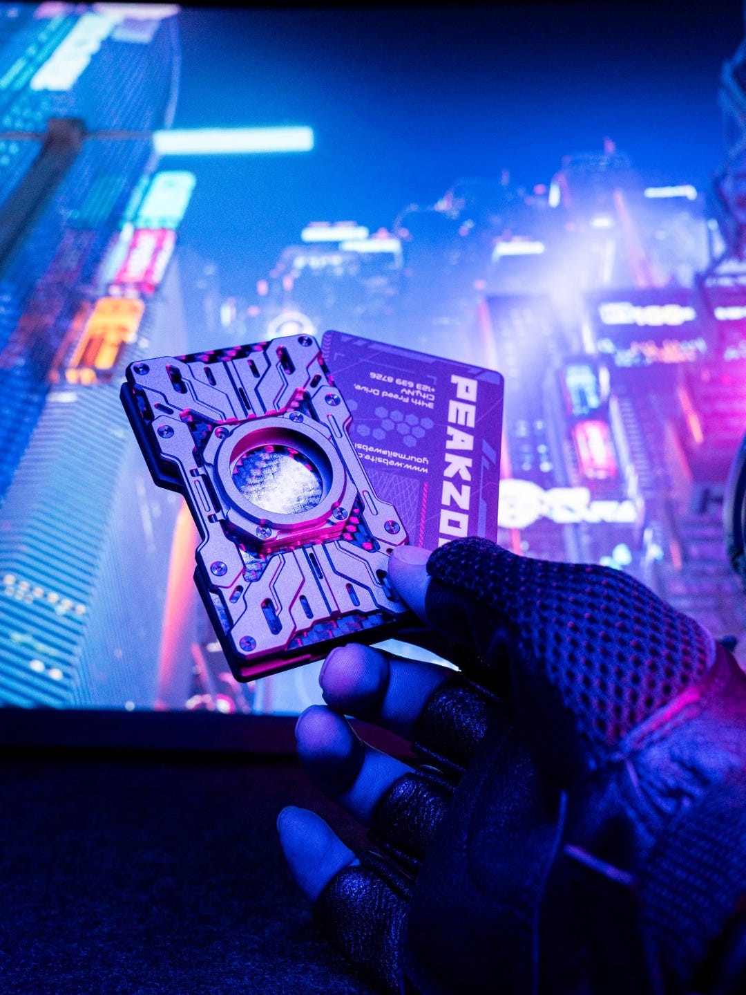 Mech Guard Wallet,cyberpunk Metal Wallet,deus Ex,sci-fi,industrial ...