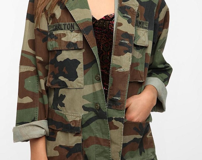 Red Camo Jacket - Etsy