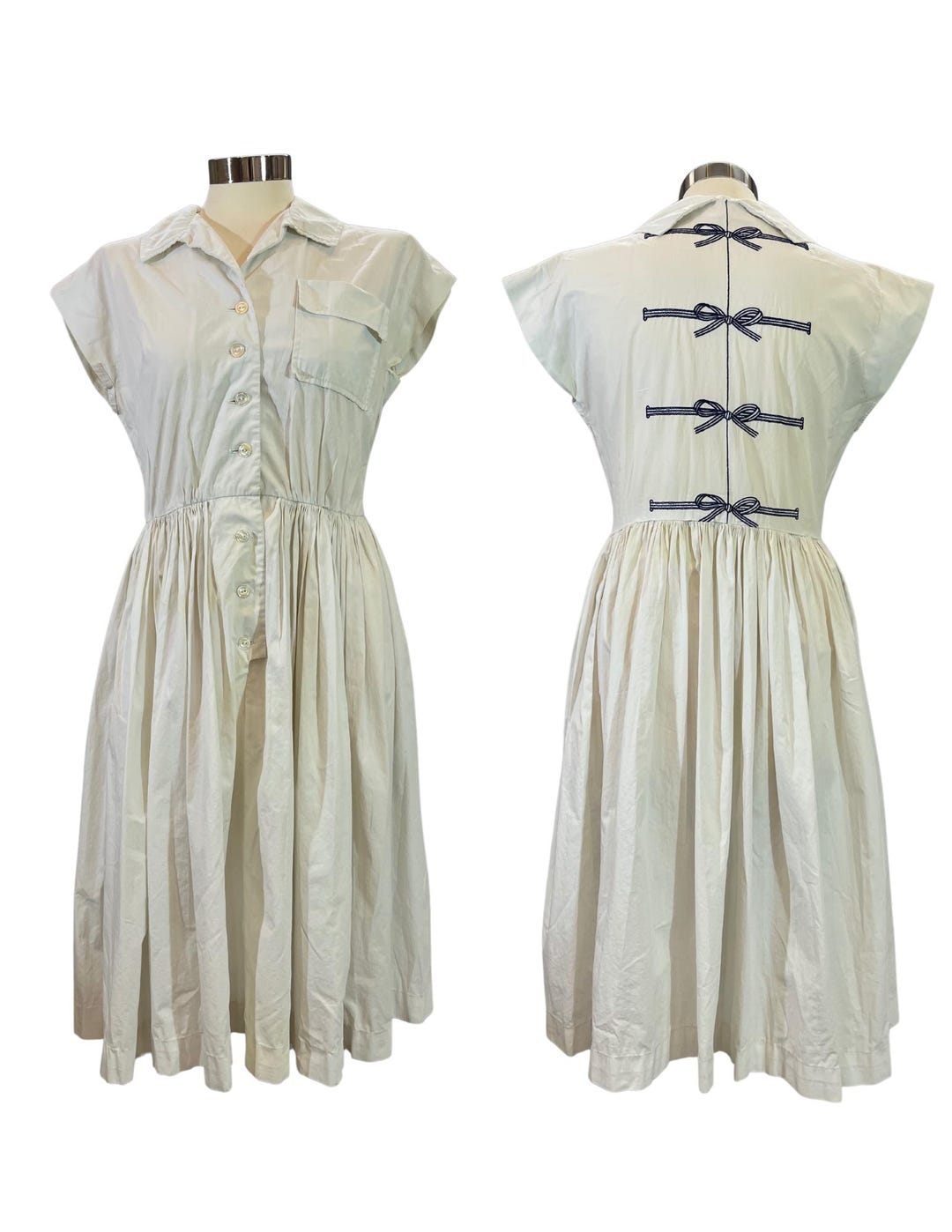 Rare Vintage Mod 1960s Dress With Embroidered Design Cottage Core ...
