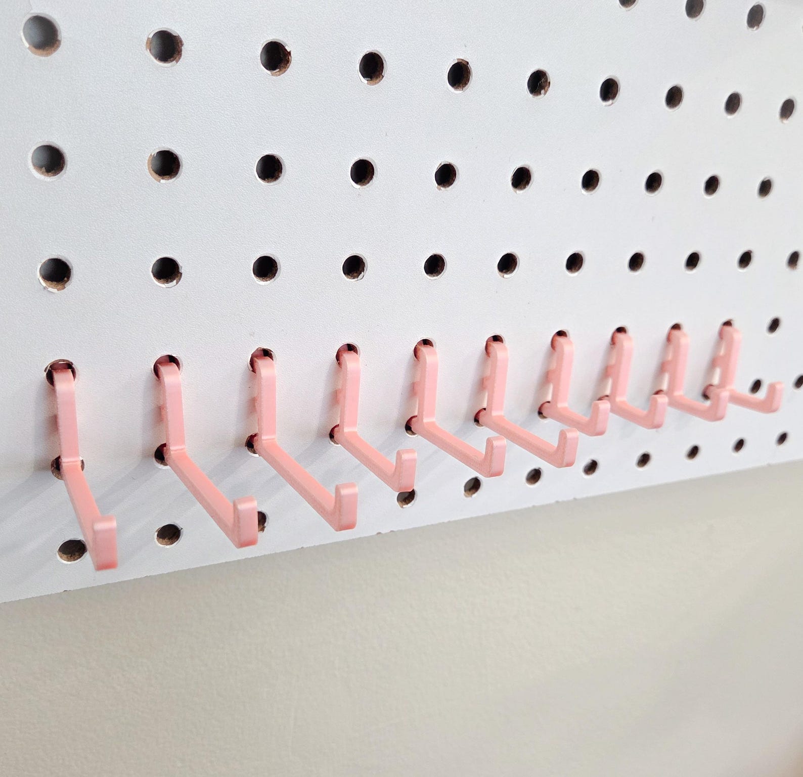Standard Pegboard Accessories Set, Pegboard Bin, Craft Room Pegboard ...
