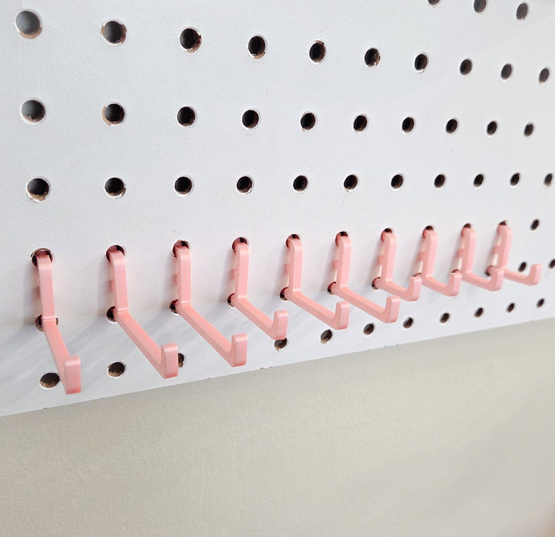 Pegboard Hooks Set for 1/4 Standard Pegboard, Scissors Holder, Craft ...
