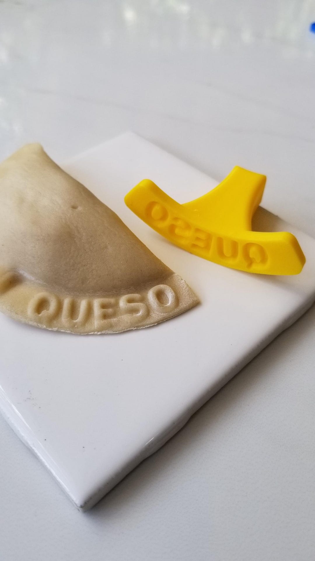 Personalized Flavor Empanada Dough Stamp: Food Catering Business Custom ...