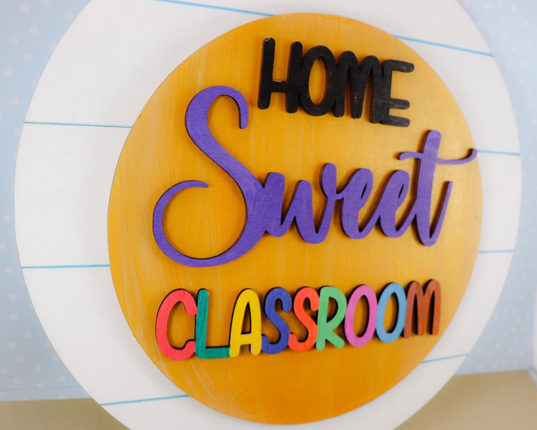 Teachers Classroom Door Sign Welcome Sign for Educators Classroom Door ...