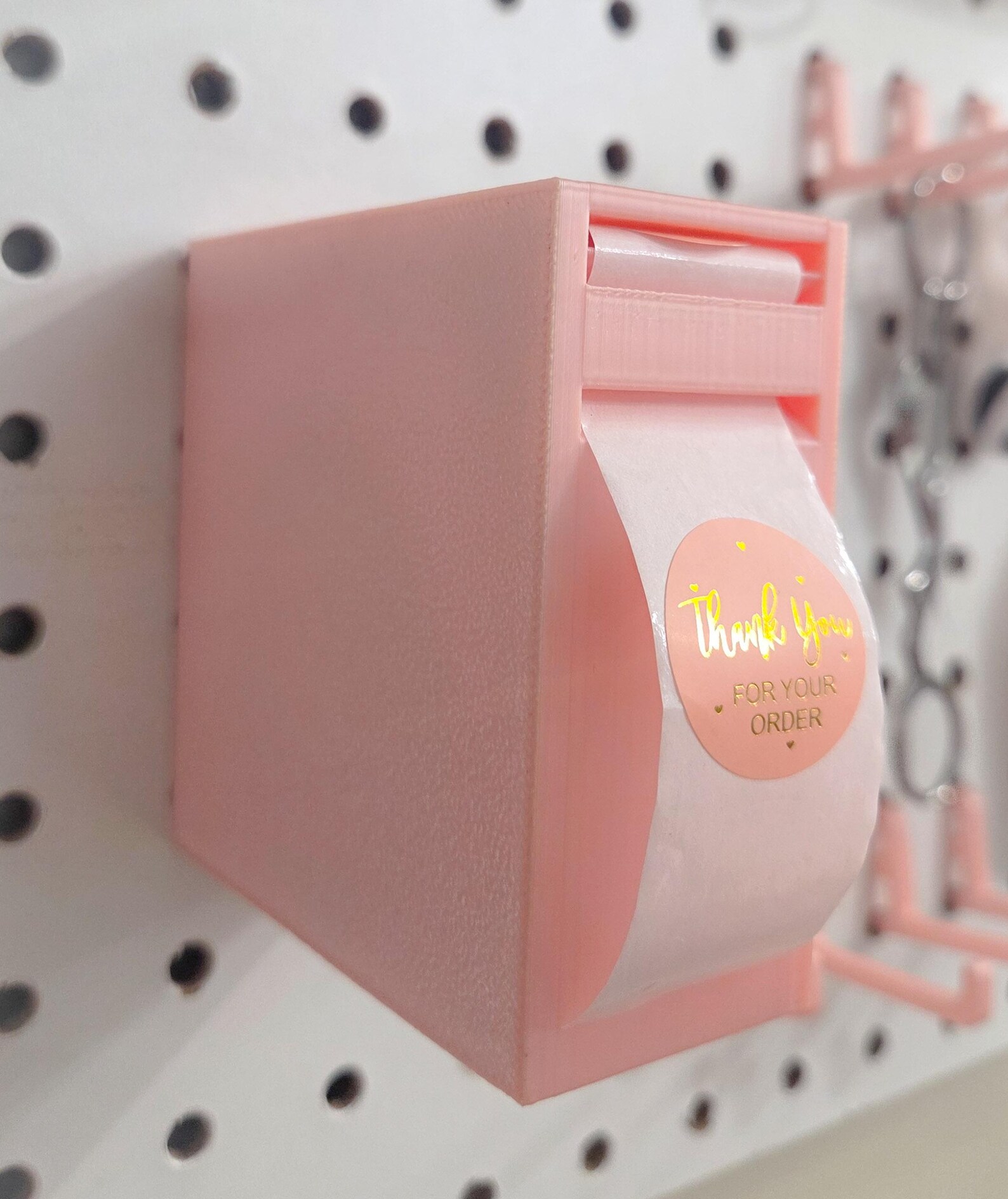 Pegboard Sticker Dispenser: Craft Room Organizer, Easy Peel - Etsy