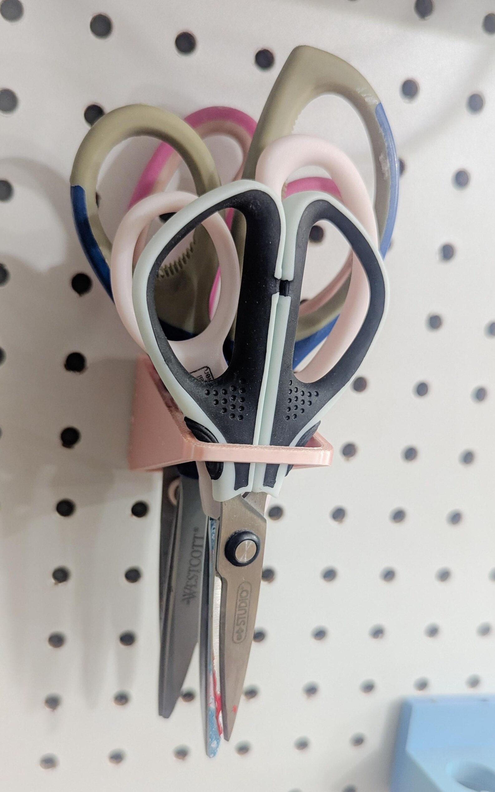 Pegboard Accessories Set: Caliper, Measuring Tape, Scissors Organizer ...