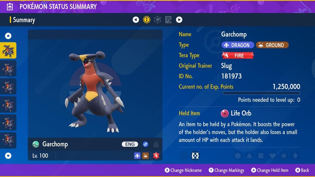 Competitive Garchomp the Former Alpha Non Shiny Male - Etsy