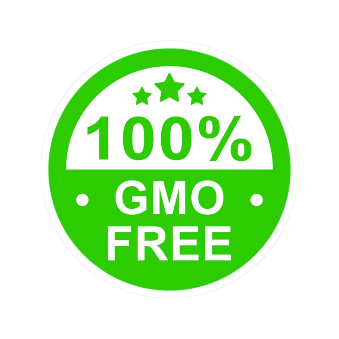 100% GMO Free Sticker - Etsy