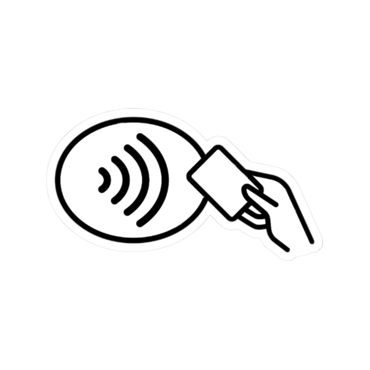Contactless Payment Sticker - Etsy