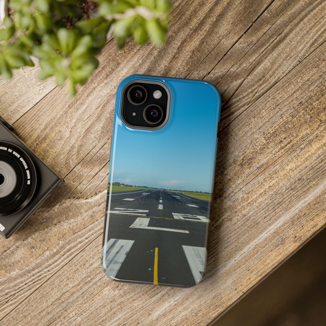 Airplane Runway iPhone Case With Magsafe & Dual Layer Protection ...