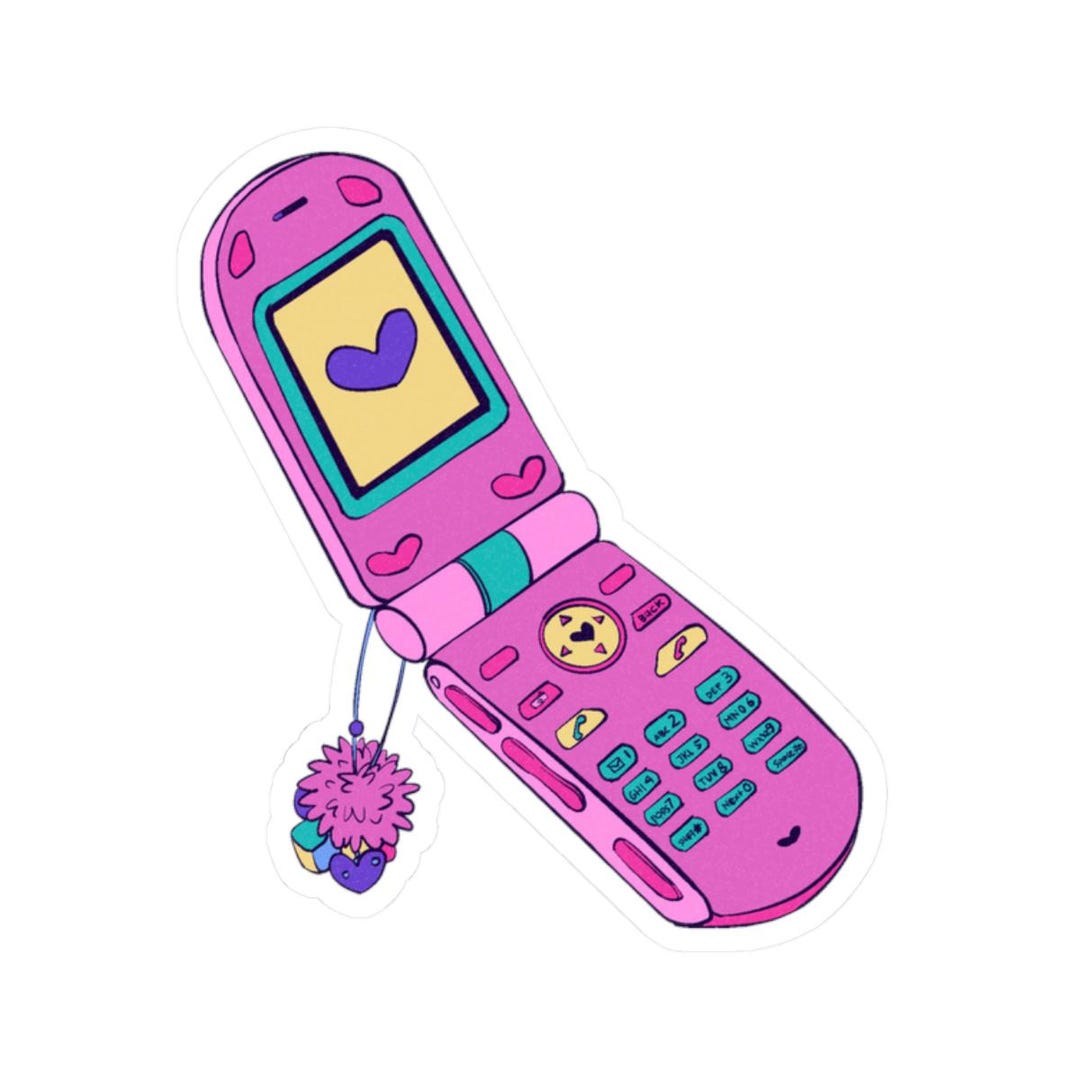 Flip Phone Sticker - Etsy