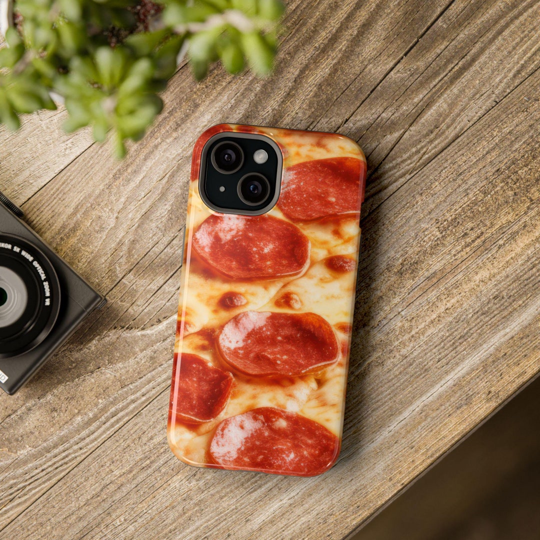 Pepperoni Pizza iPhone Case With Magsafe & Dual Layer Protection ...