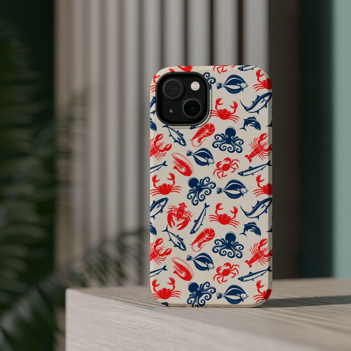 Sea Creatures iPhone Case With Magsafe & Dual Layer Protection ...